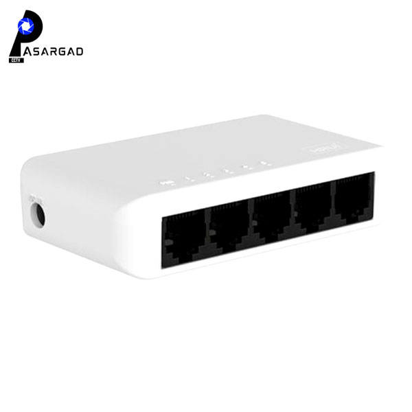 سوئیچ شبکه 5 پورت اترنت +HRUIHR-SW0050 - پاسارگاد ایمن
